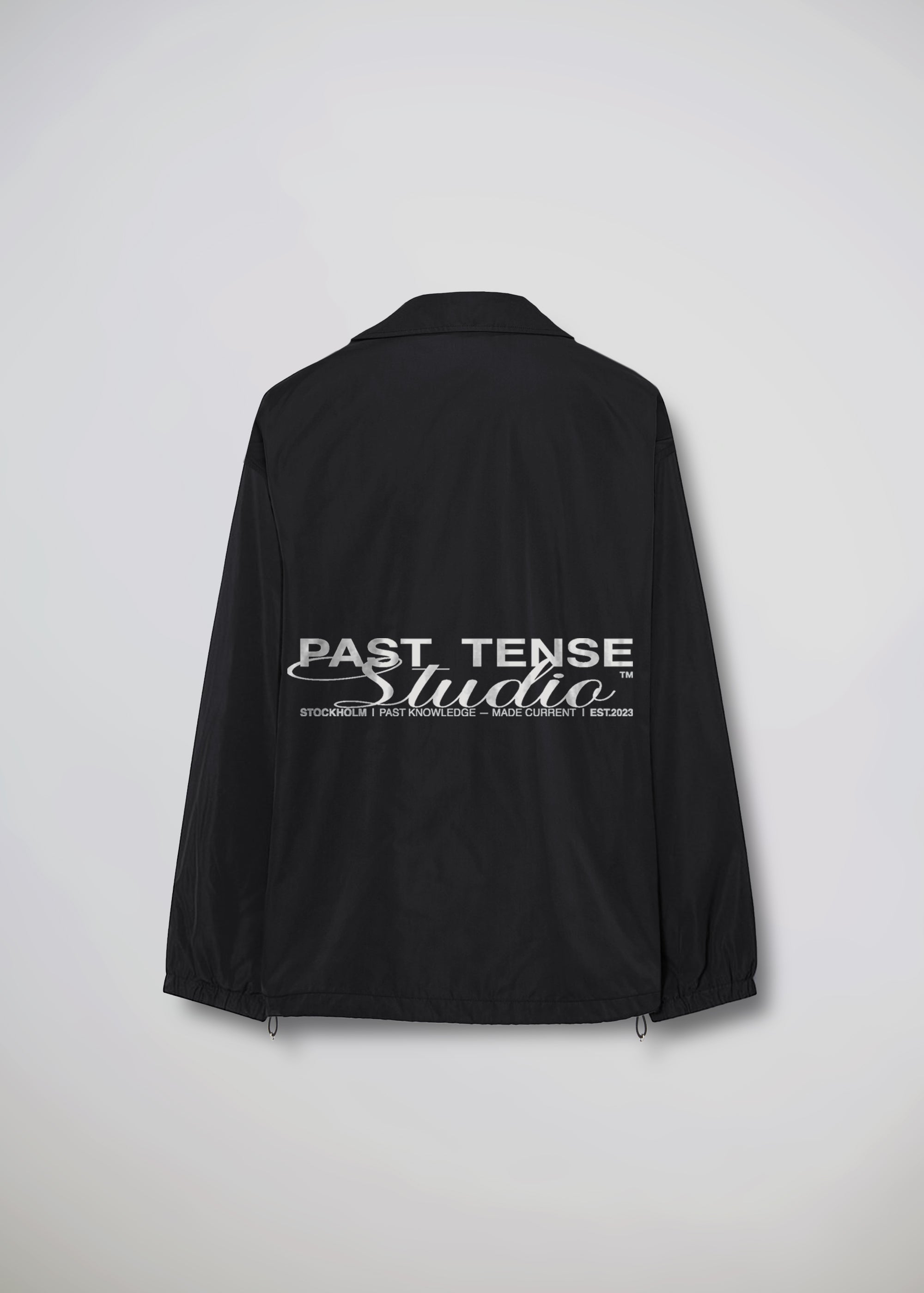 Logo Coach Jacket Black – Past Tense
